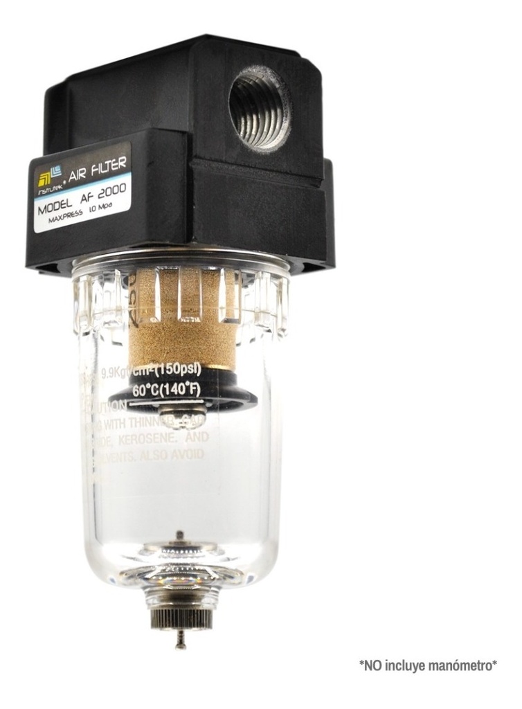 Filtro baja presión, 1/4" NPT | Instrutek